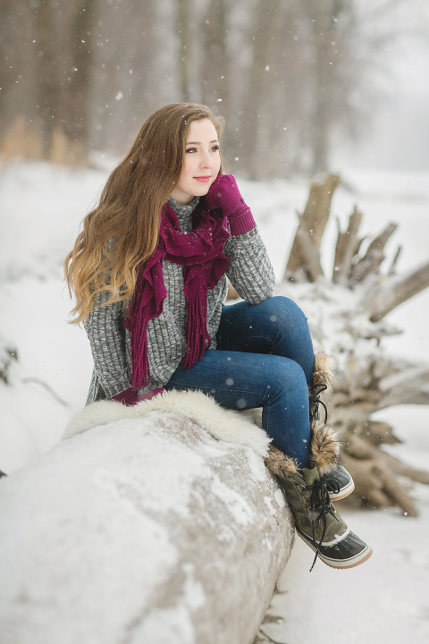 Winter Senior Model Shoot » Nealy Lanzen | Minneapolis Senior Photographer
