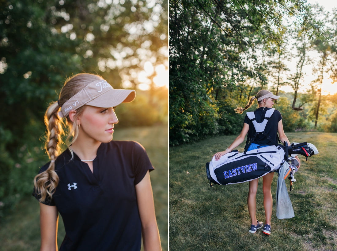 Megan | Eastview Golf Senior Pictures » Nealy Lanzen | Minneapolis Senior Photographer